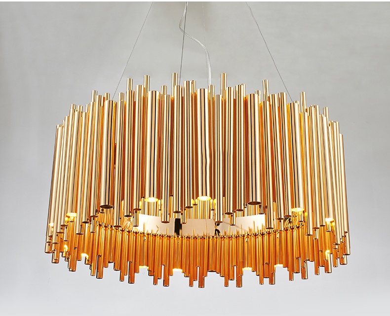 LED wall light tube gold up and down - NEUERRAUM